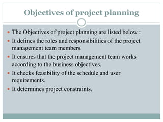 Software project planning | PPTX