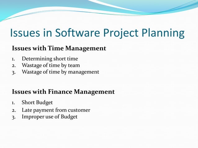 SOFTWARE PROJECT PLANNING on Software Engineering | PDF | Civil ...