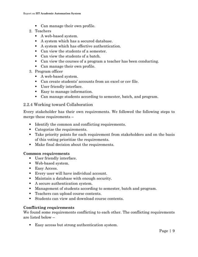 Software Project Report | PDF