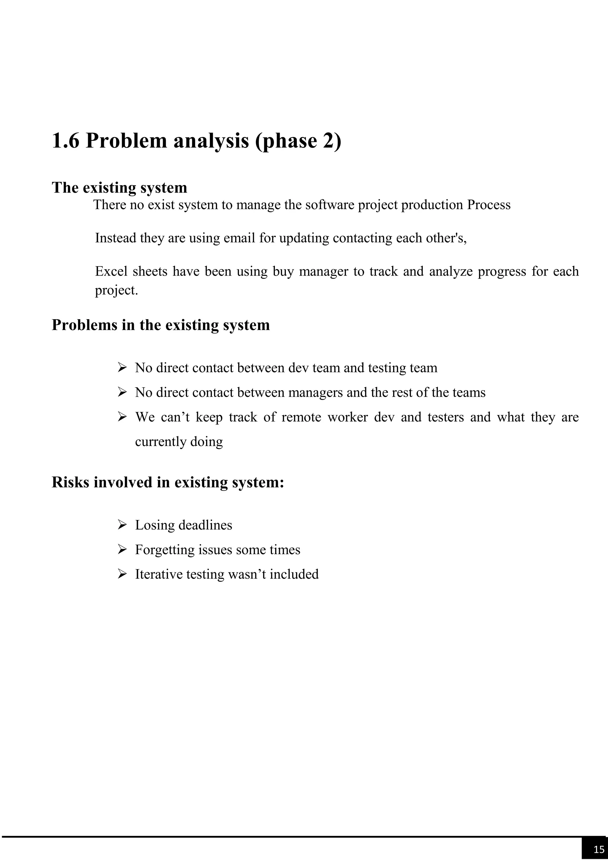 Software projects management system ( full documentation ) | PDF