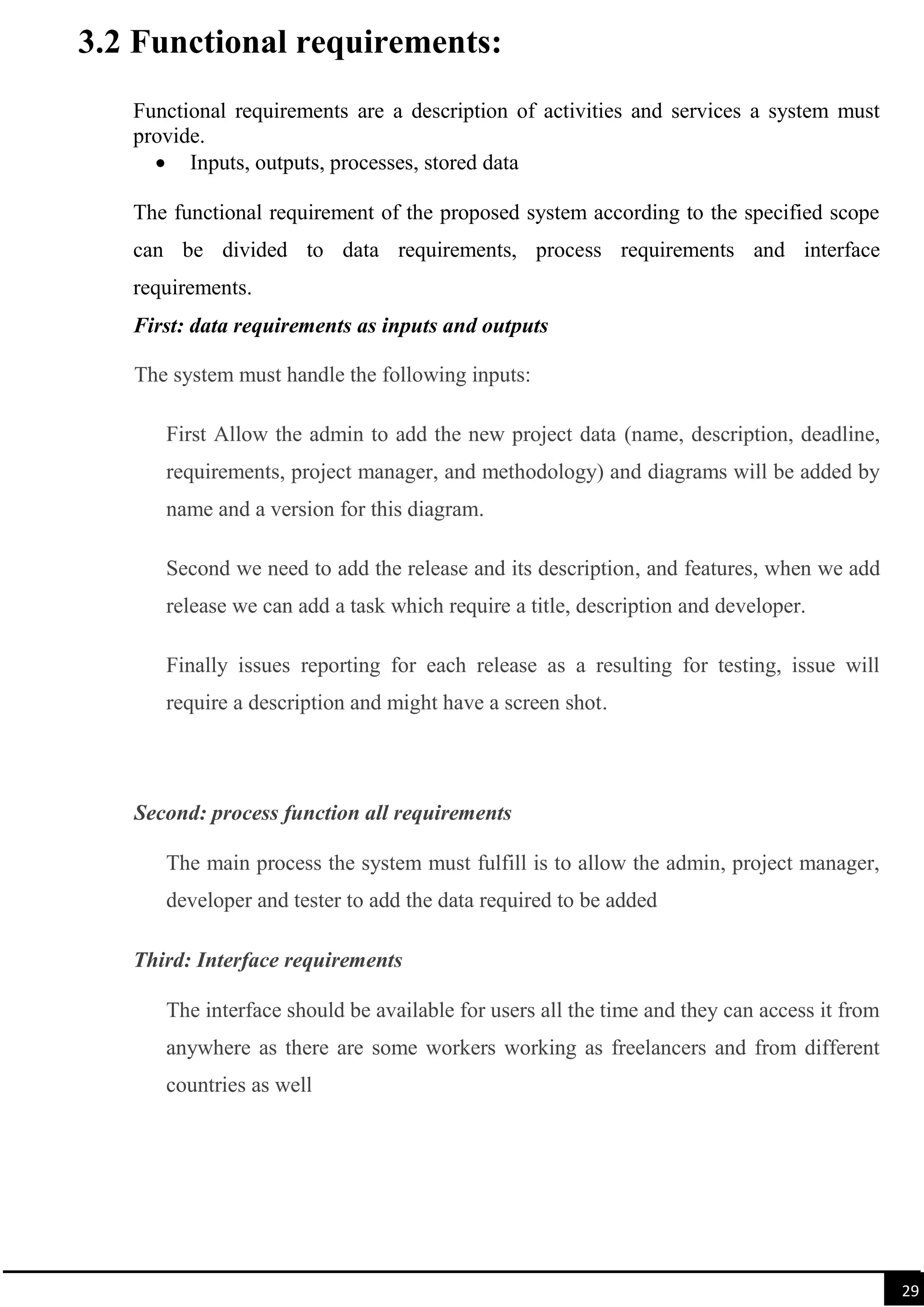 Software projects management system ( full documentation ) | PDF