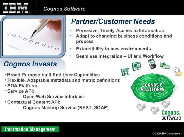 Ibm Cognos Mashup Service Overview Ppt Computing Technology And Computing