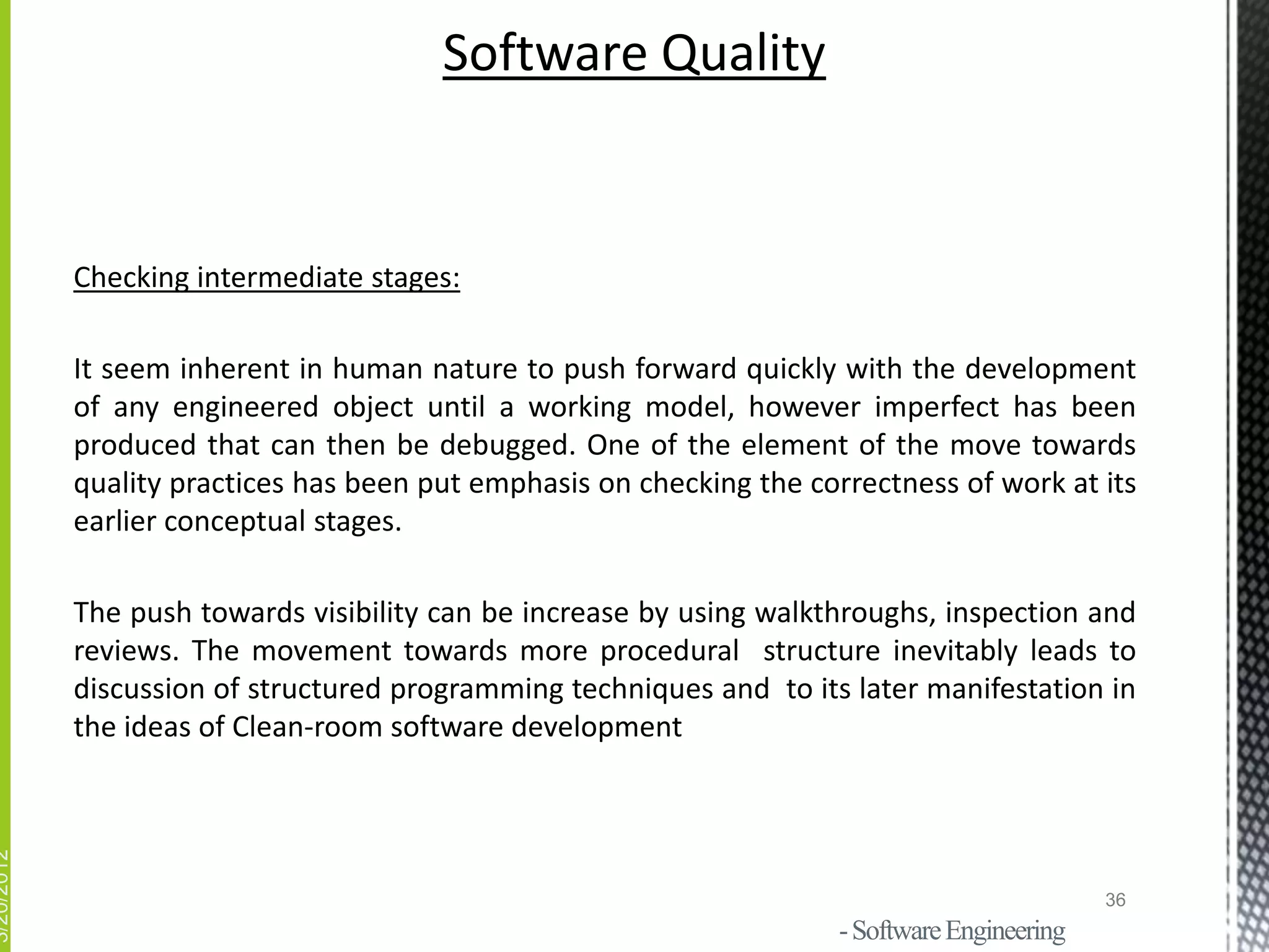 Software quality | PPTX