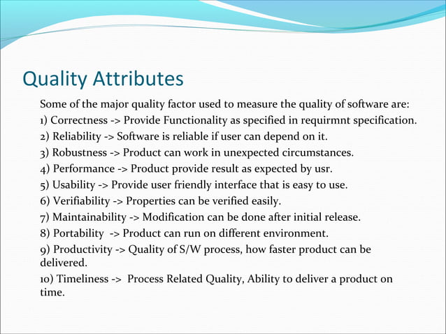Software quality | PPT | Computer Software and Applications | Computing
