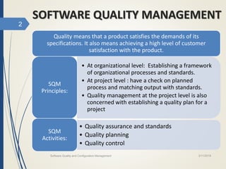 Software Quality and Configuration Management | PPTX