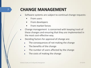 Software Quality and Configuration Management | PPTX