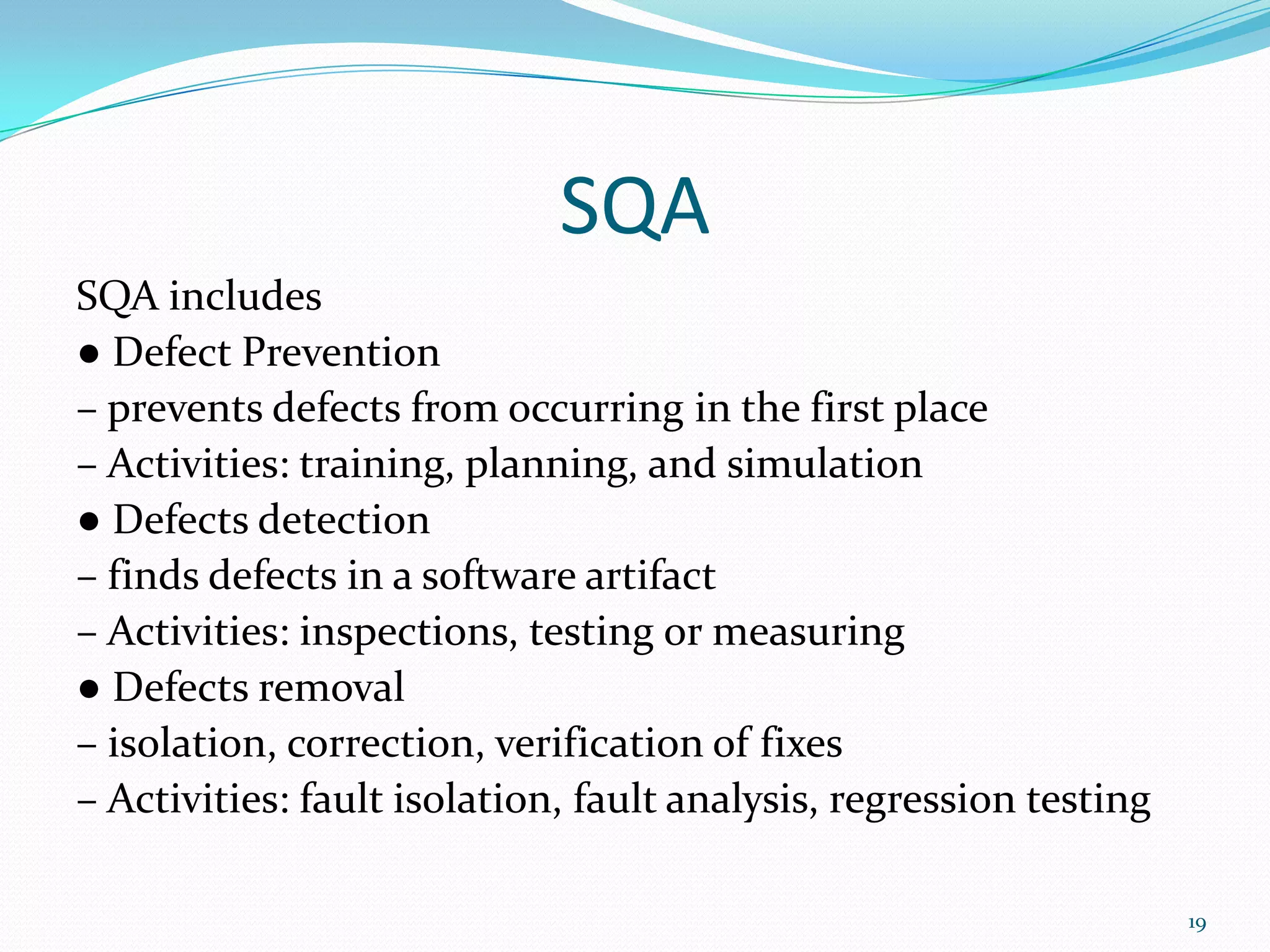 Software quality assurance | PPTX