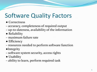 Software quality assurance | PPTX