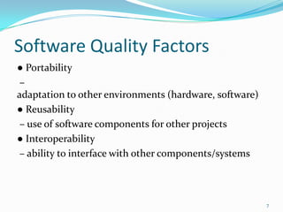 Software quality assurance | PPTX