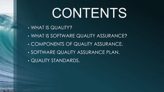 Software quality assurance | PPTX