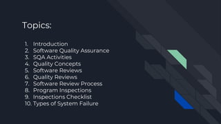 Software Quality Assurance - Software Engineering PPT by Devansh Koolwal | PPTX