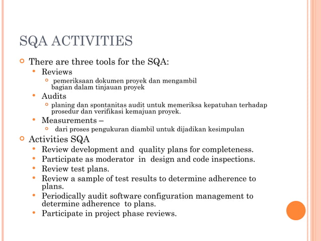 SQA - Concepts and Misconceptions | PPT