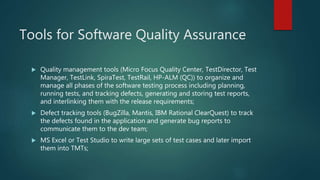Software Quality Assurance | PPTX