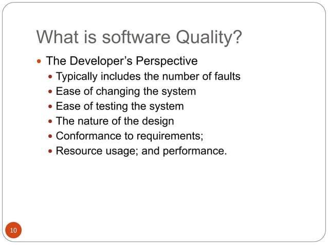 Software Quality Assurance-se412-v11.ppt | Computer Software and Applications | Computing