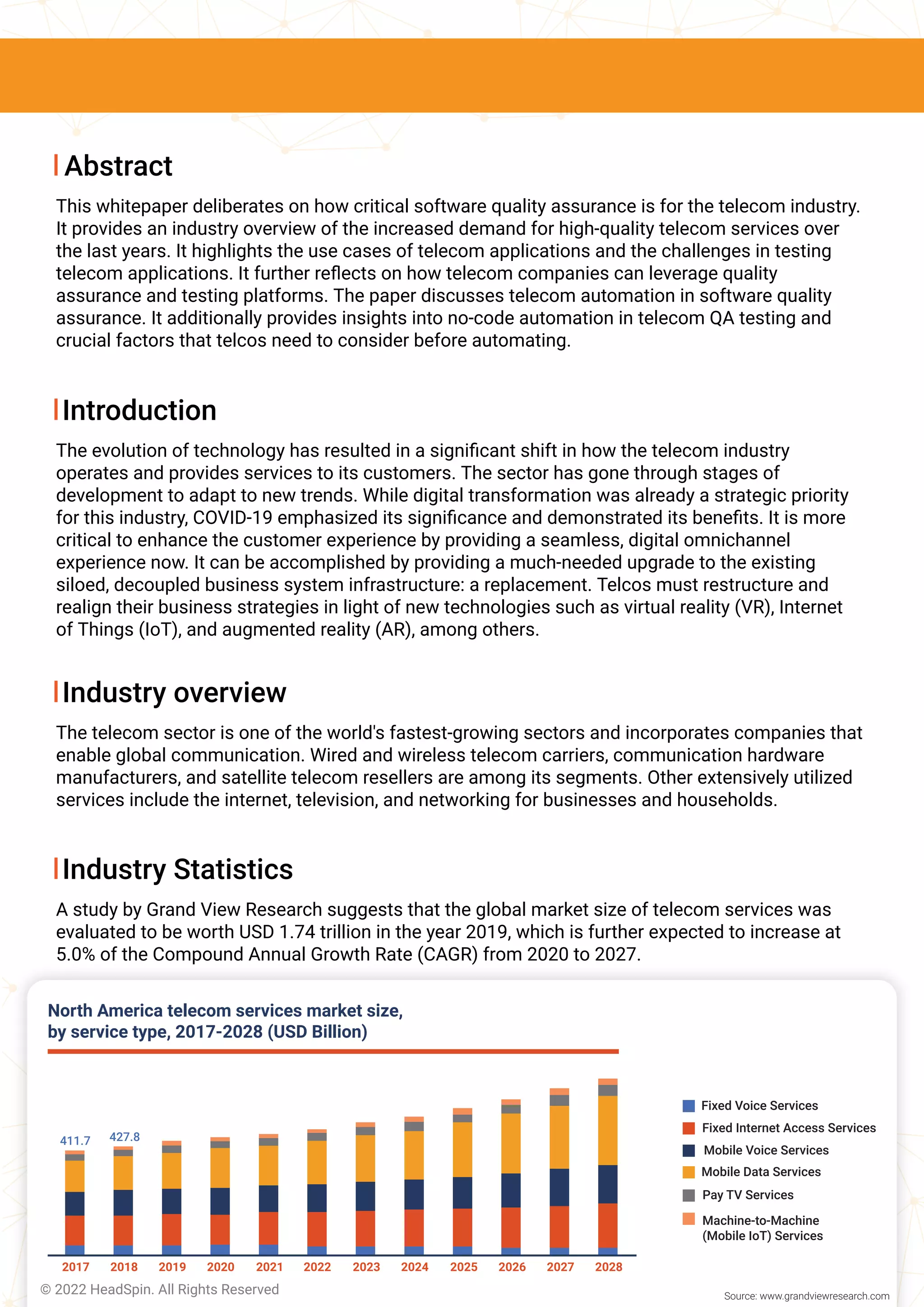 Software Quality Assurance in the Telecom Industry - Whitepaper ...