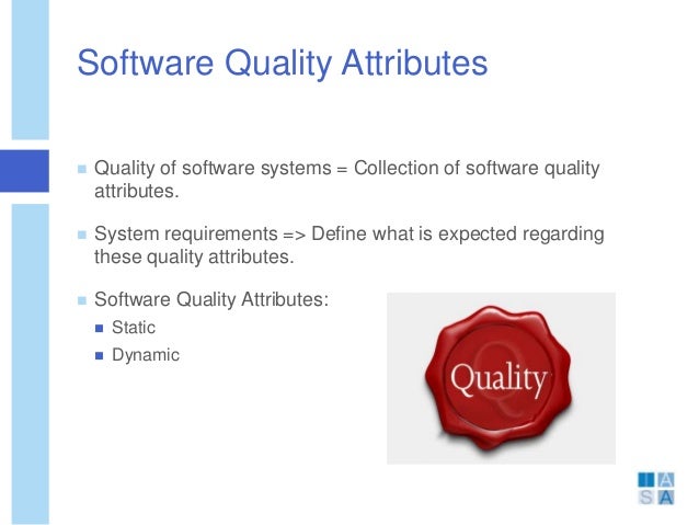 Software Quality Attributes