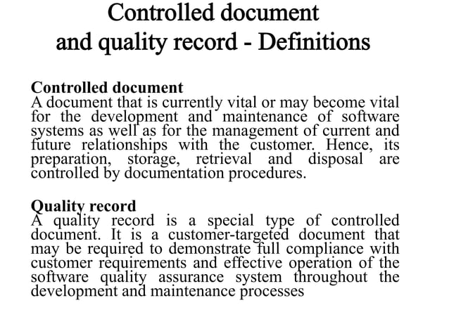 SQA - chapter 13 (Software Quality Infrastructure) | PPTX