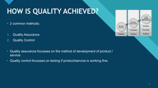 Software quality management | PPT