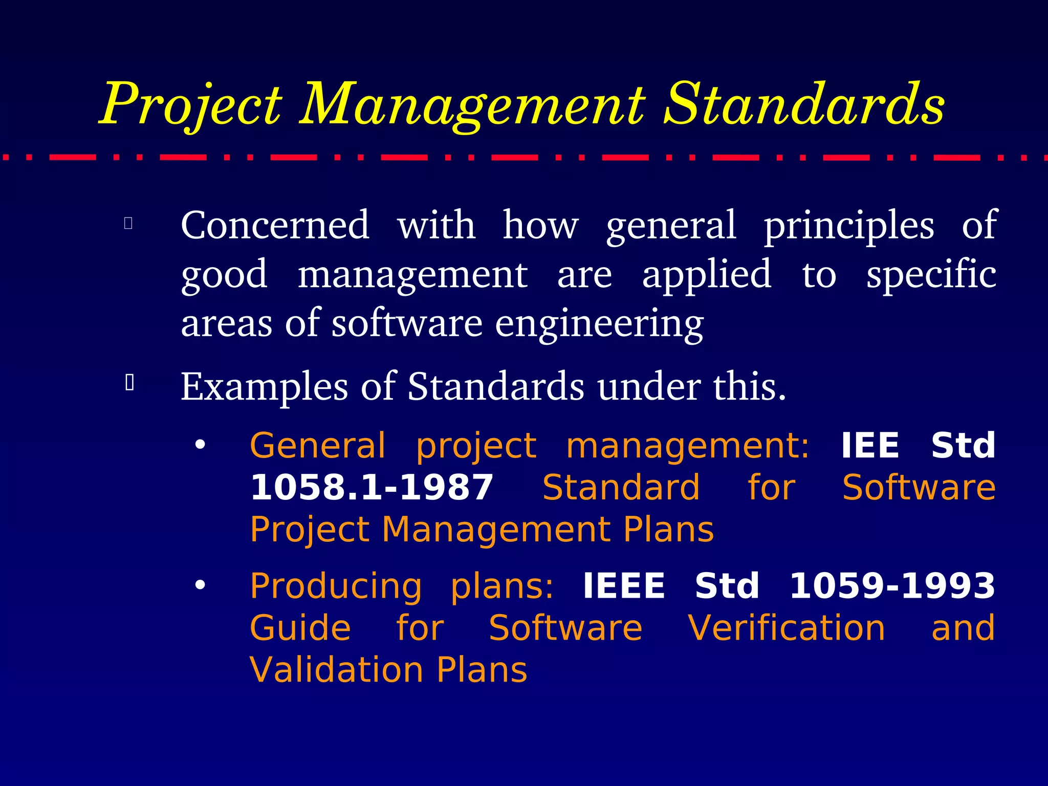 Software quality management standards | PDF