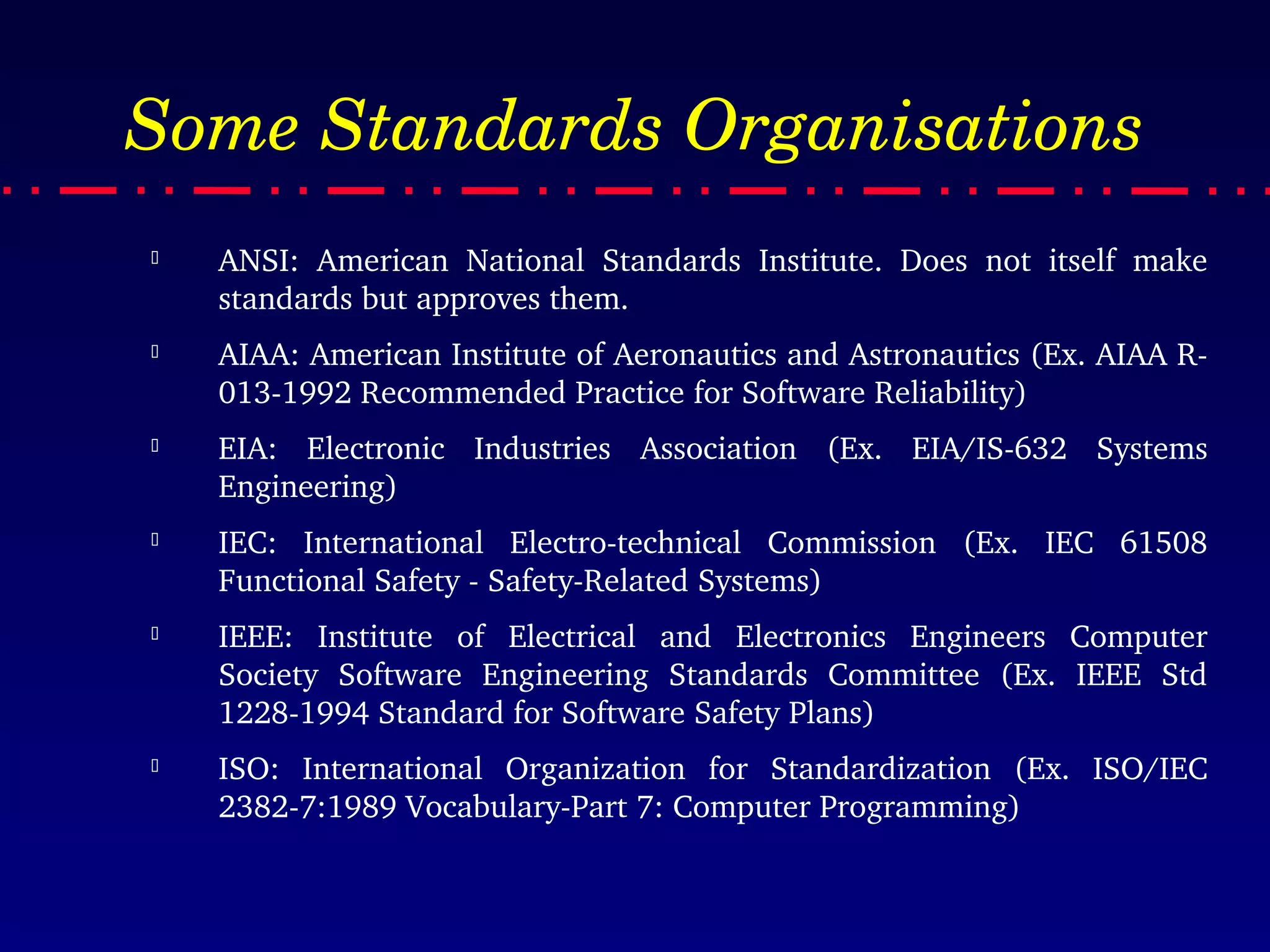 Software quality management standards | PDF