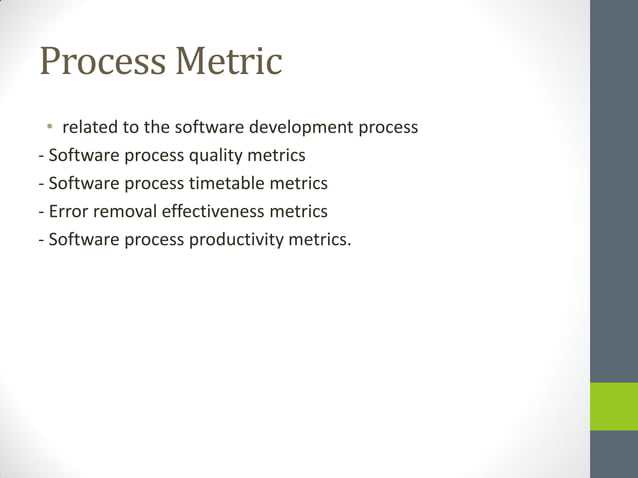 Software quality metric | PPT