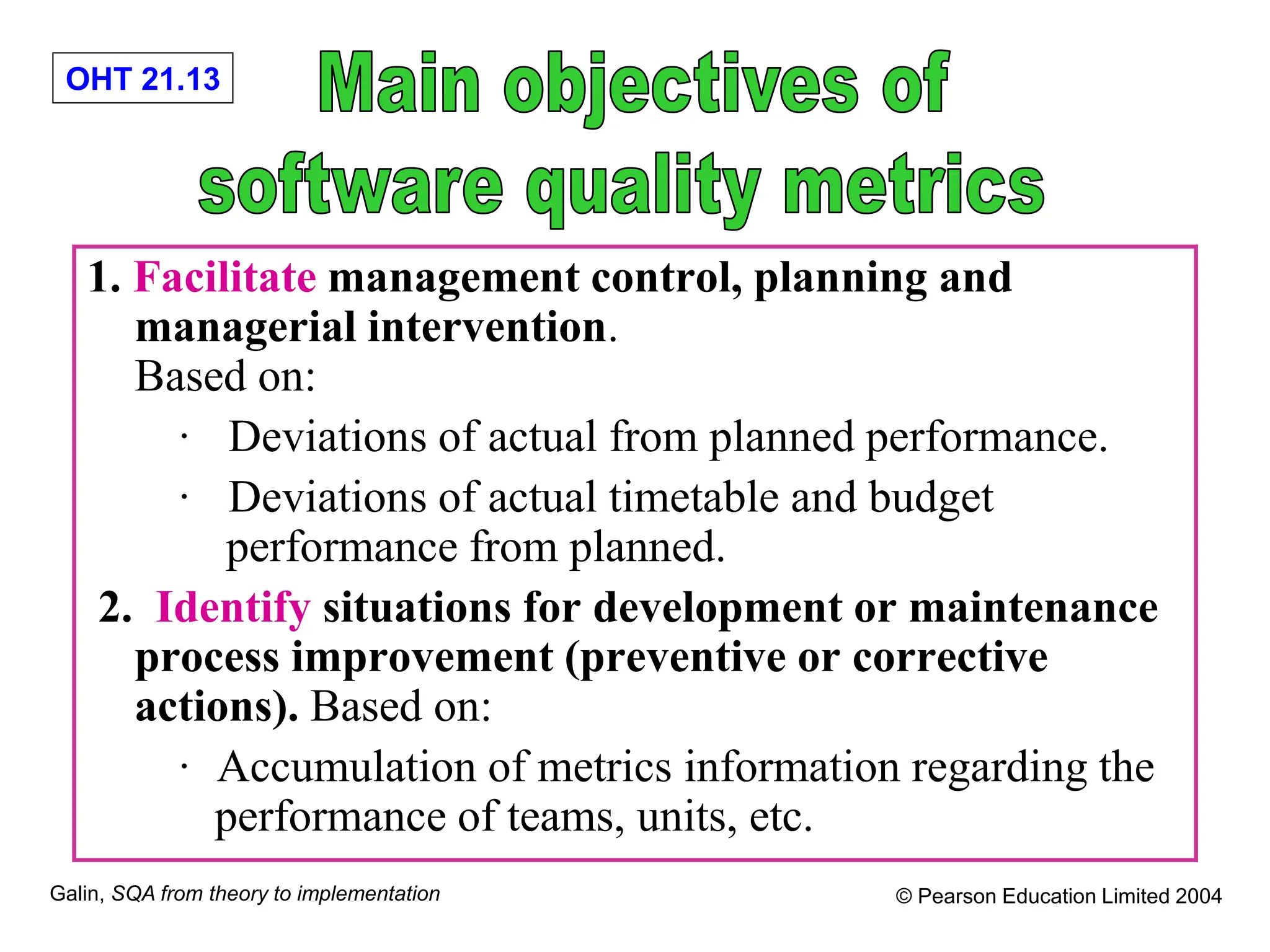 Introduction to Software Quality Metrics | PPTX