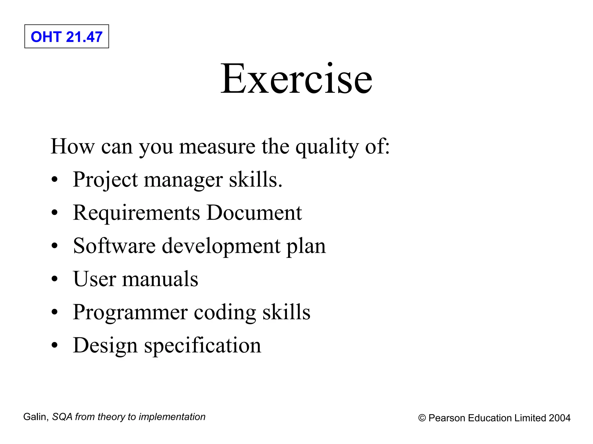 Introduction to Software Quality Metrics | PPTX