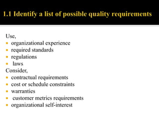 Software quality metrics methodology _tanmi kiran | PPTX