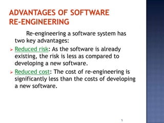 Software re engineering | PPTX