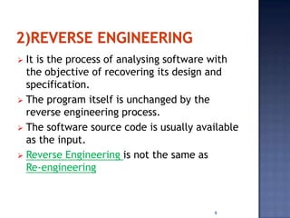 Software re engineering | PPT
