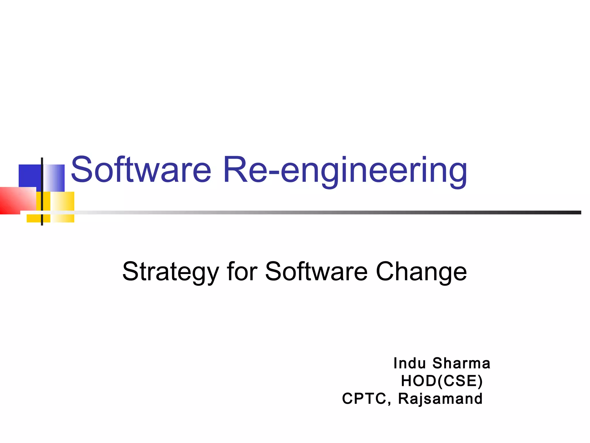 Software re engineering | PPT
