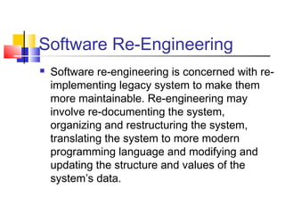 Software re engineering | PPT