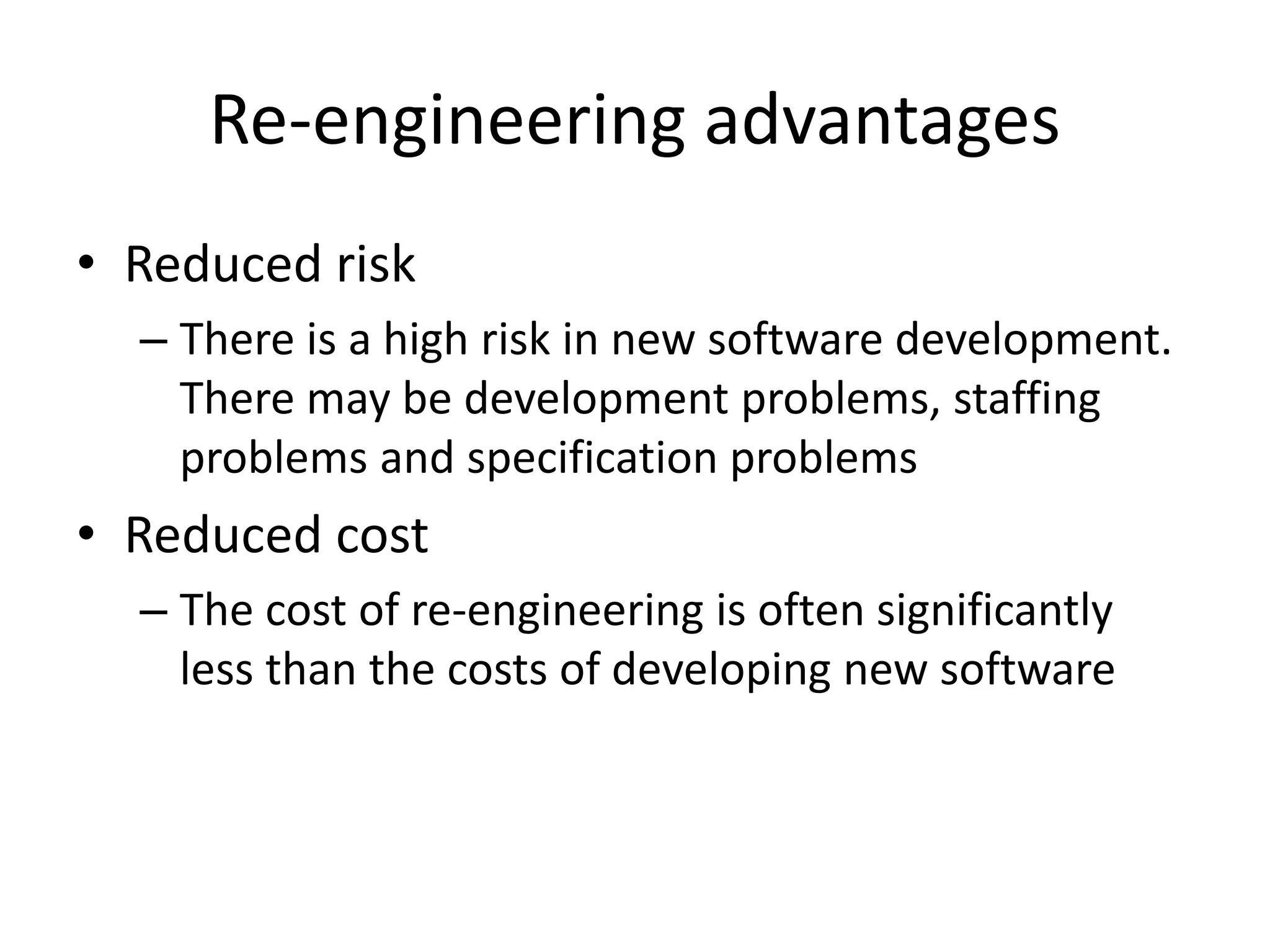 Maintenance, Re-engineering &Reverse Engineering in Software Engineering | PPTX | Operating ...