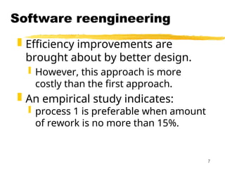 Software reengineering.ppt in Software Engineering | PPT
