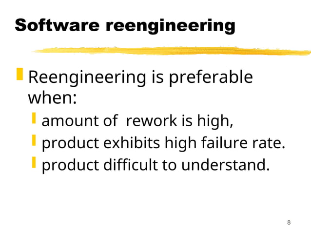 Software reengineering.ppt in Software Engineering | PPT