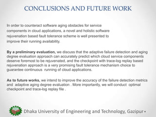 Software rejuvenation based fault tolerance | PPT