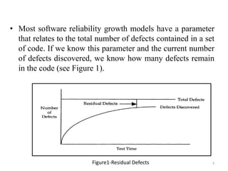 Software reliability growth model | PPTX