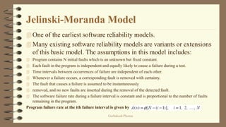 Software reliability models error seeding model and failure model-iv | PDF