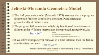 Software reliability models error seeding model and failure model-iv | PDF