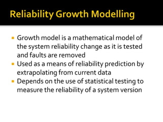 Software reliability & quality | PPTX