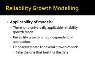 Software reliability & quality | PPTX