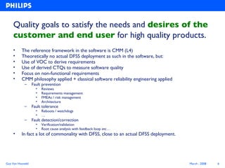 Software Reliability CMM-DFSS | PPT