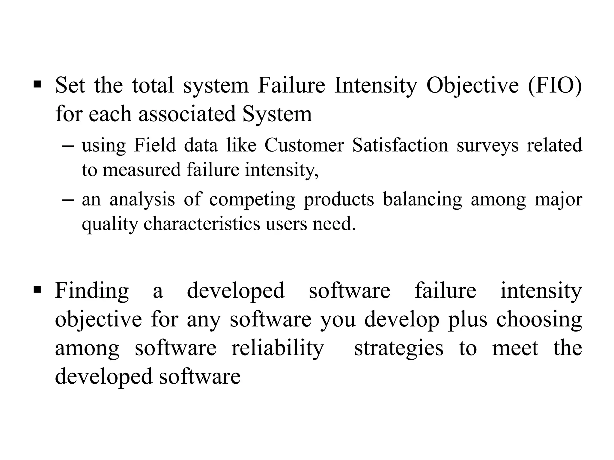 Software reliability engineering process | PPTX