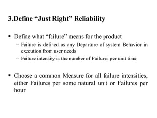 Software reliability engineering process | PPTX