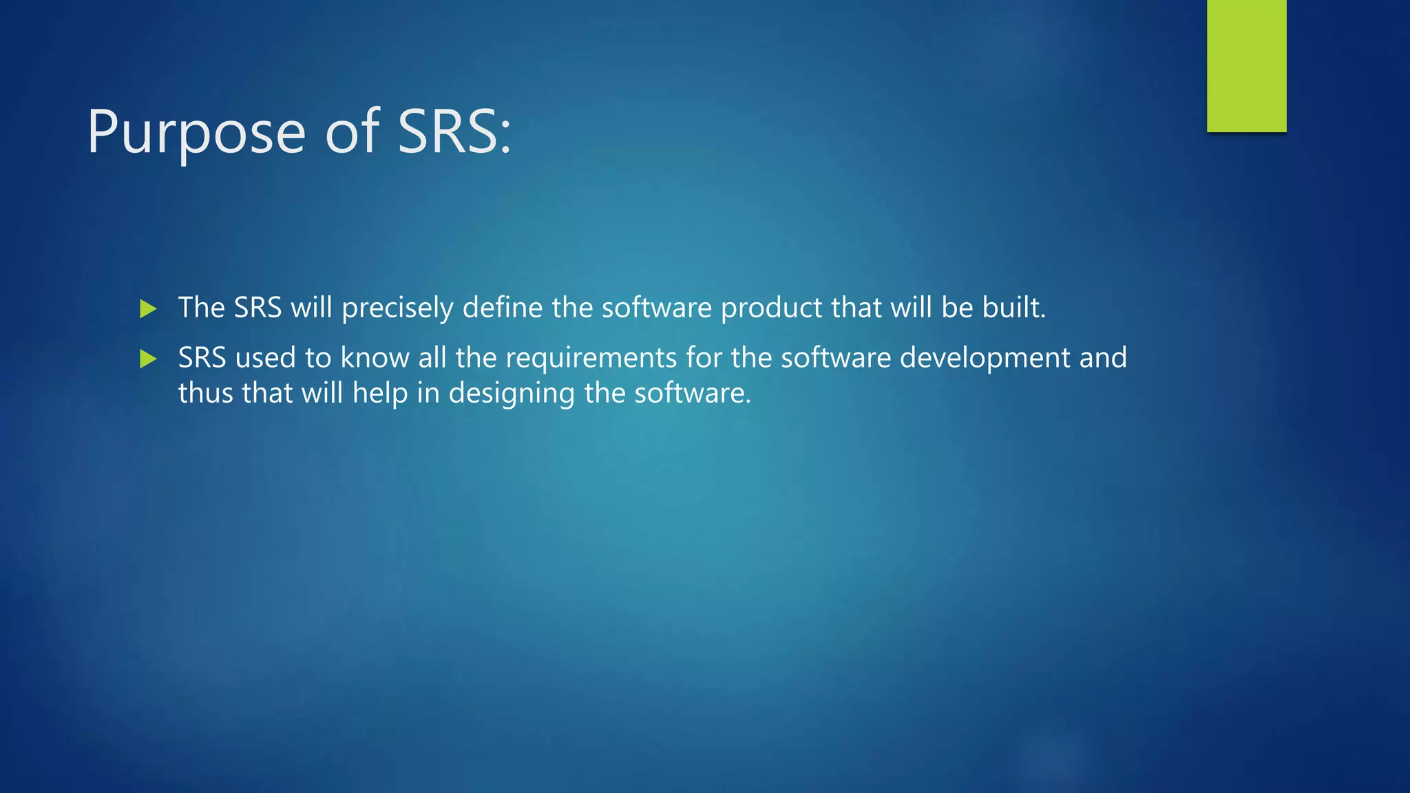 Software requirement document | PPTX