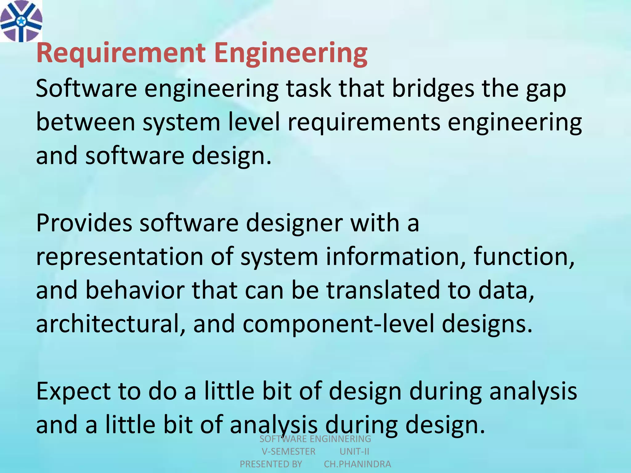 Software requirements and analysis | PPT