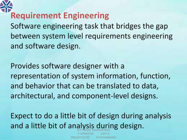 Software requirements and analysis | PPT | Computer Software and ...