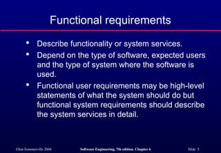 software Requirements functional and non-functional | PPT