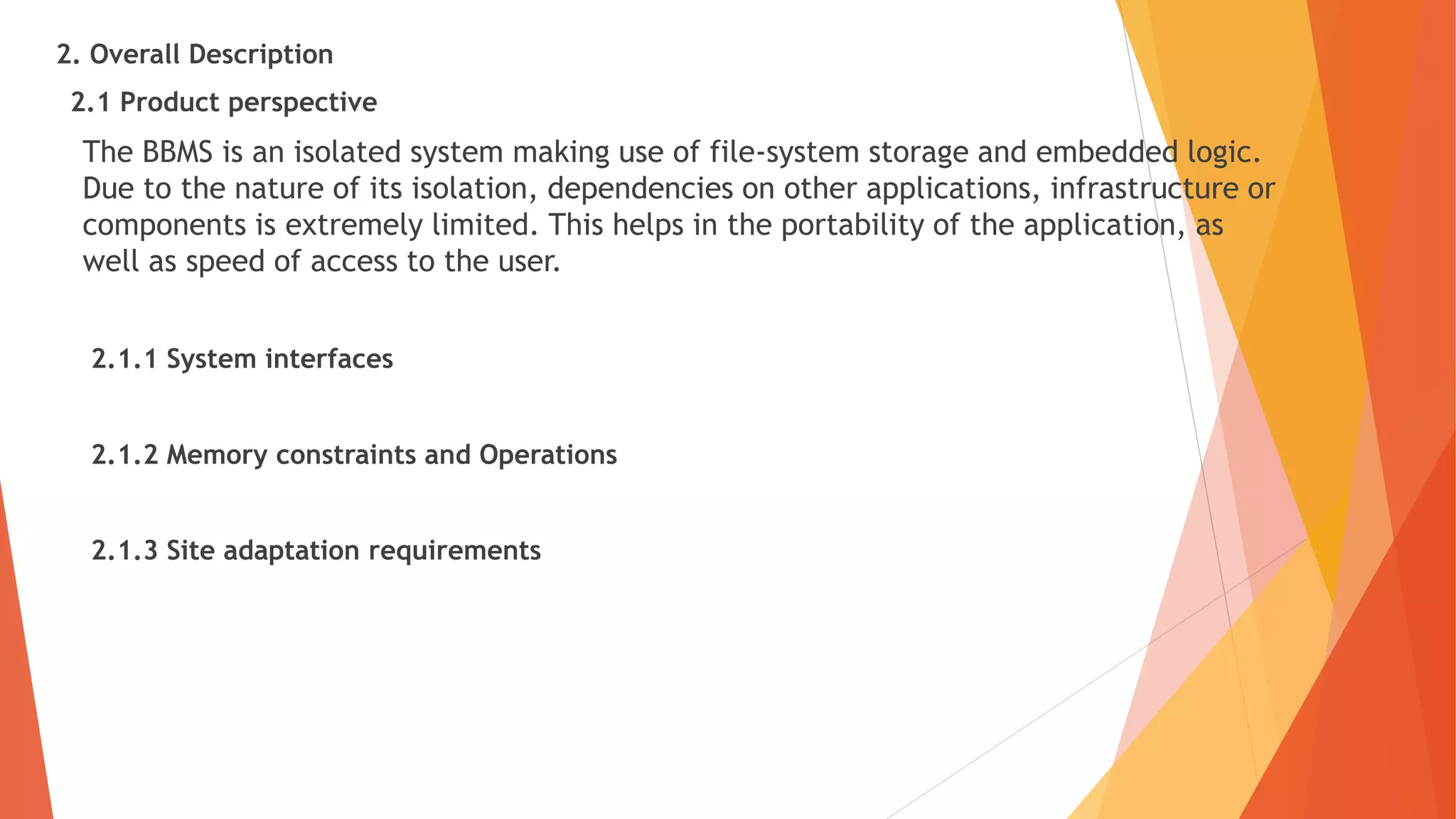 Software requirements Specification | PPTX