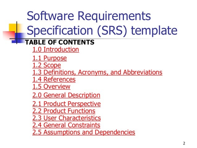 Software Requirement Specification